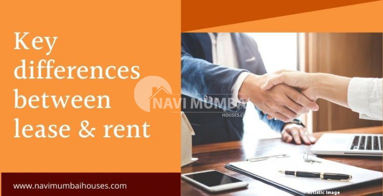 Key differences between lease & rent - Navimumbaihouses