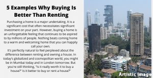5 Examples Why Buying Is Better Than Renting - Navimumbaihouses