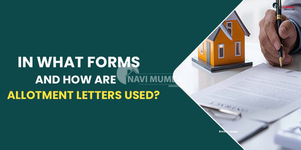 In what forms and how are allotment letters used?