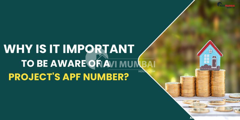 Why is it important to be aware of a project's APF number?