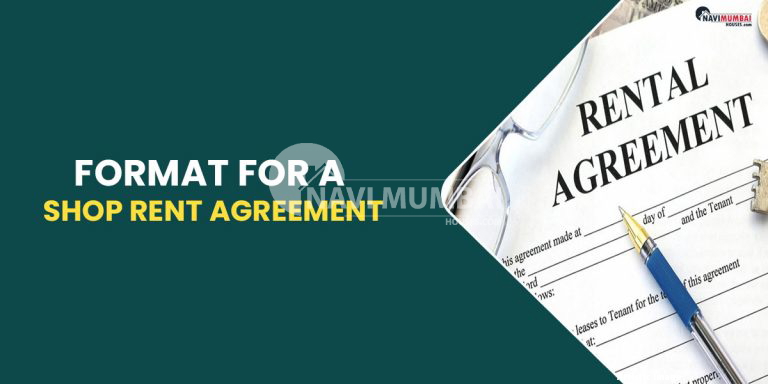 Format For A Shop Rent Agreement