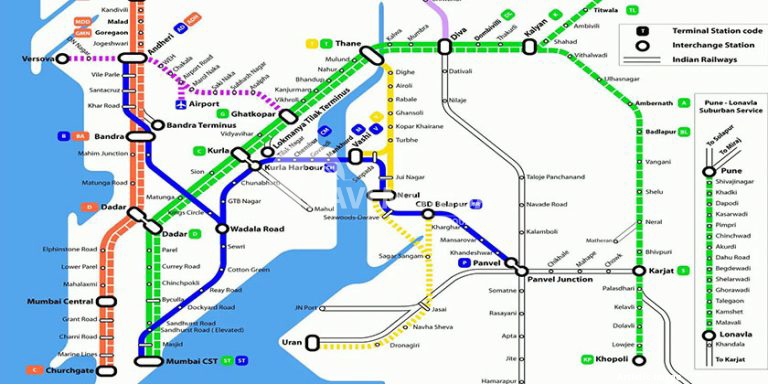 Mumbai's Harbour Line: Route, Map, Station Etc.