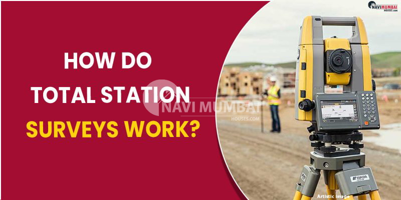 How do total station surveys work?