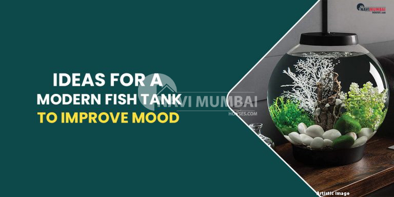 Ideas for a modern fish tank to improve mood