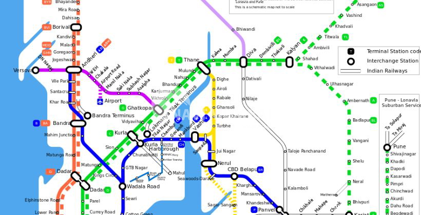Mumbai Harbour Line : Route, Map, Station, Hours, Cost & More
