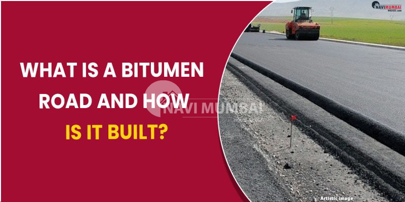 What is a bitumen road and how is it built?