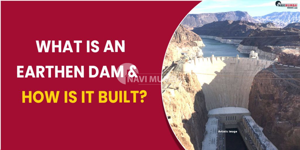 What is an earthen dam and how is it built?