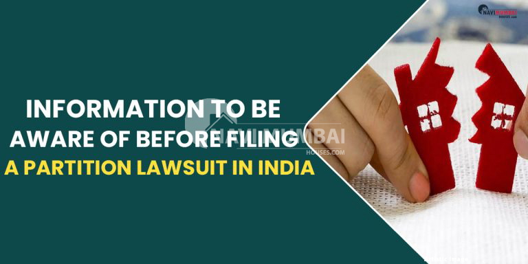 Information to be aware Of Before Filing a Partition Lawsuit In India