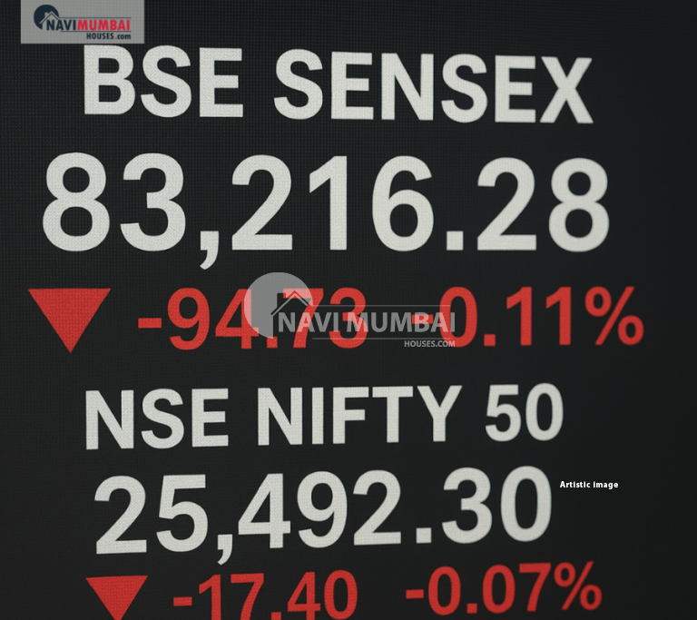 “Stock Market Brief: Nifty Under 25,500 as Big Names Tech Mahindra ...